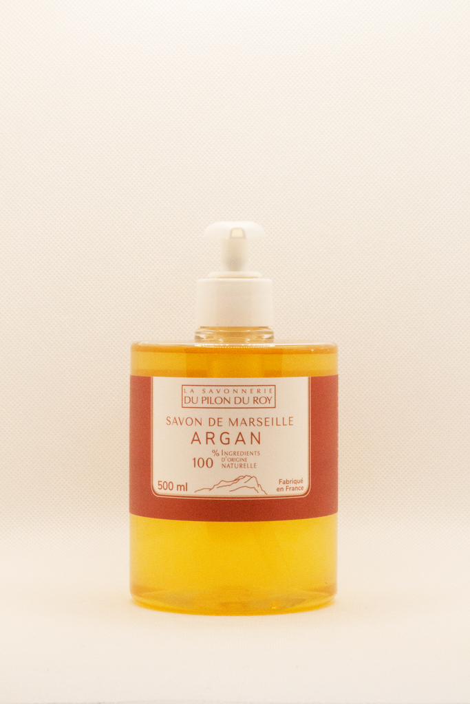 Argan Oil Liquid Marseille Soap 500ml | La Savonnerie du Pilon du Roy